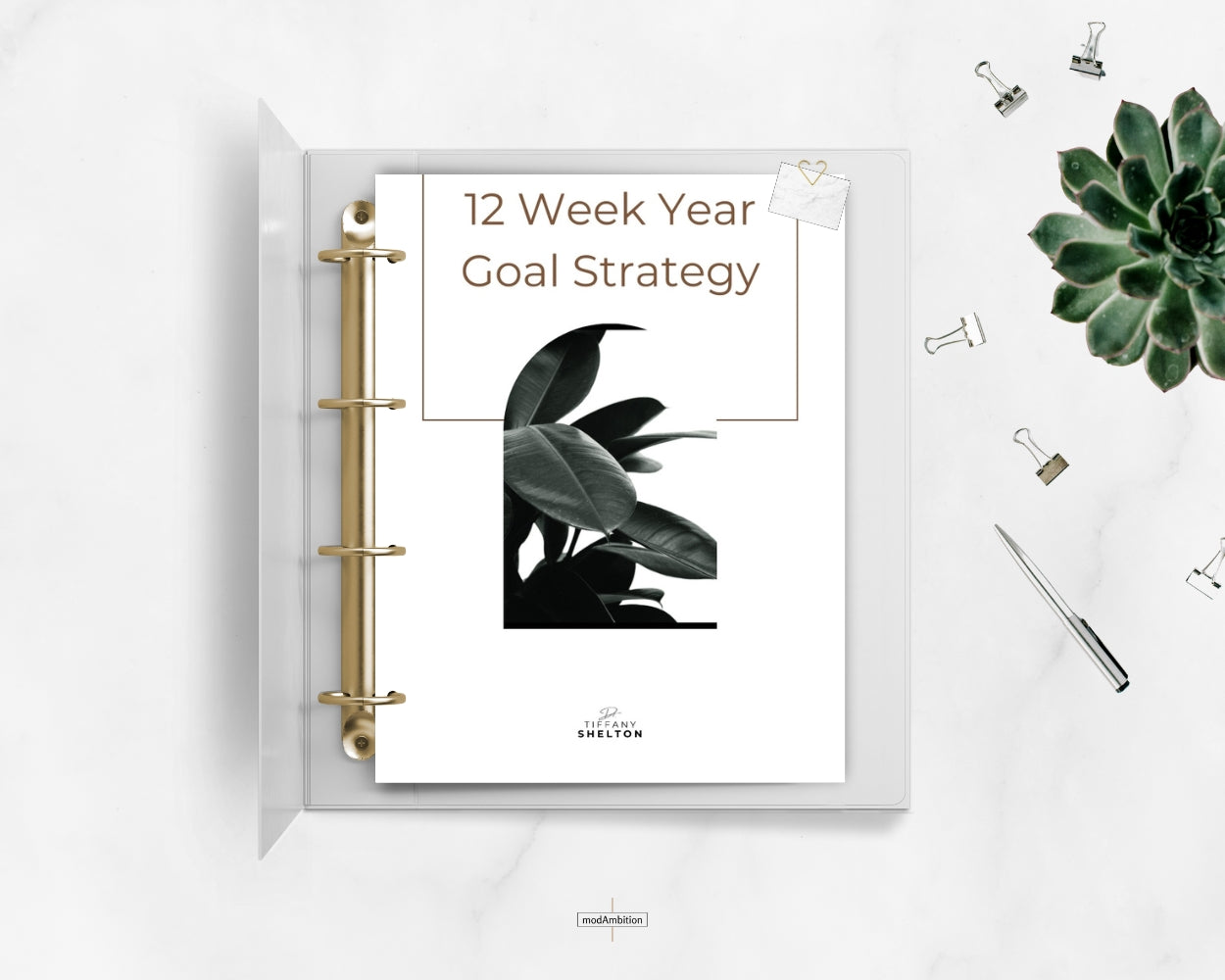 12 Week Year PDF Template – modAmbition