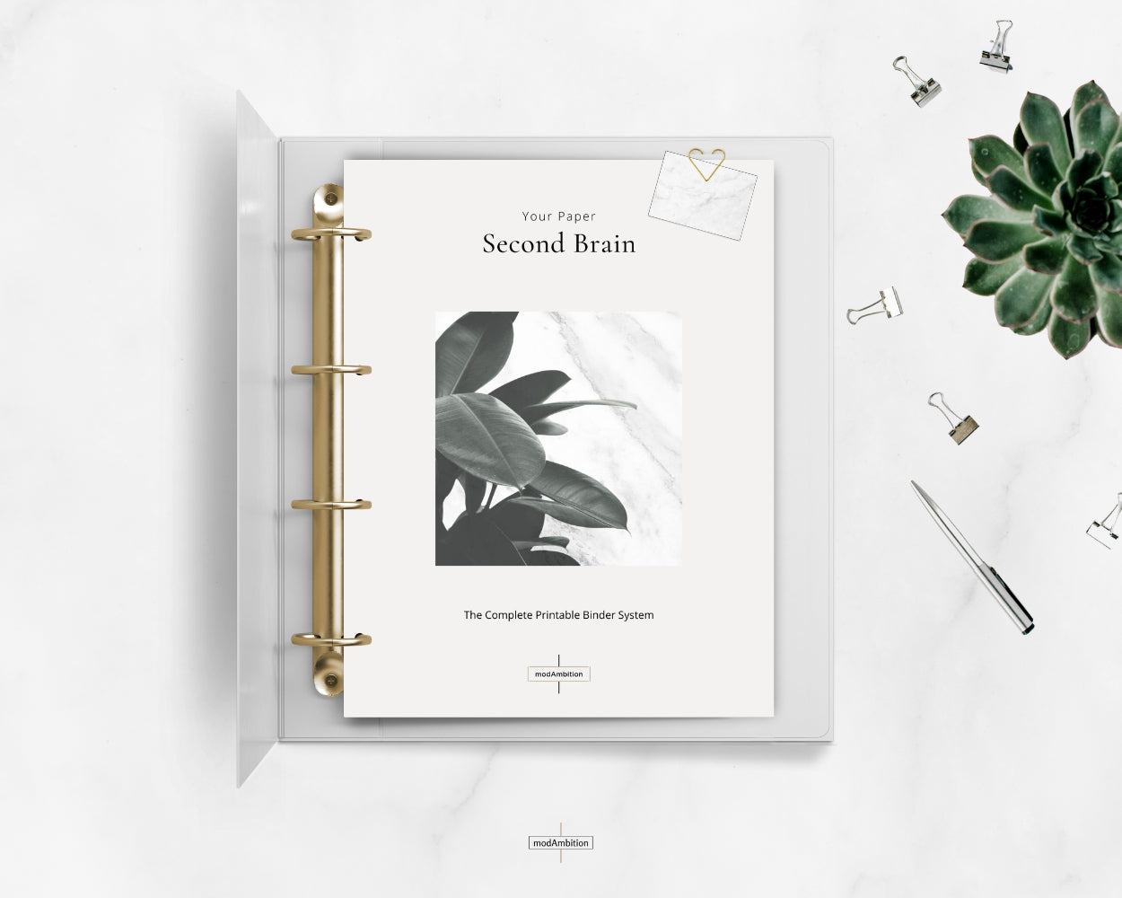 Second Brain Binder Printable – modAmbition