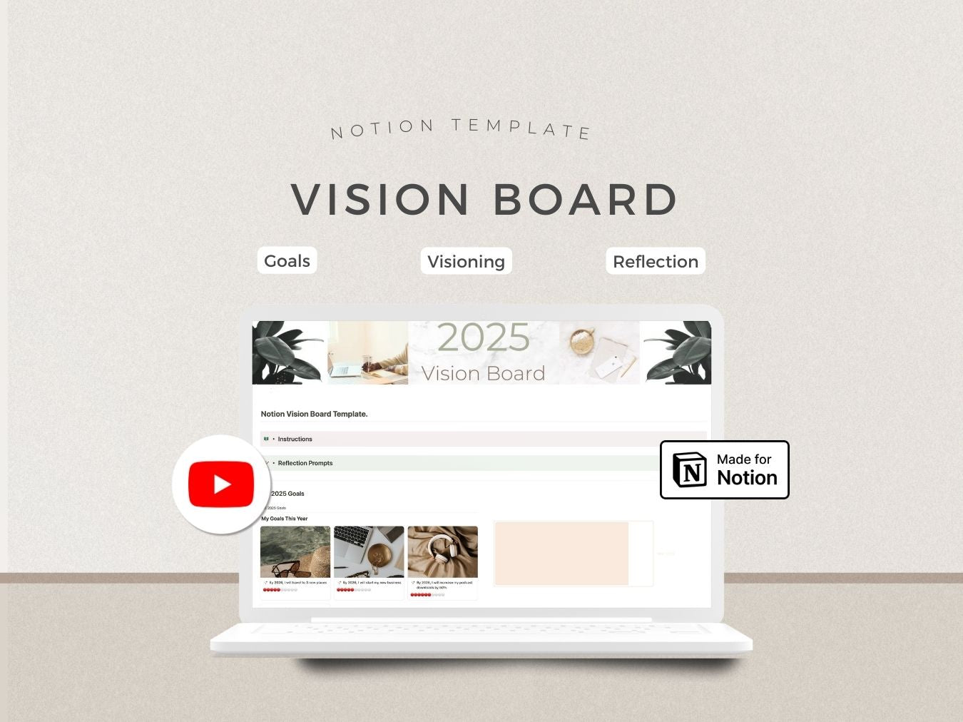 Notion Vision Board Template – modAmbition